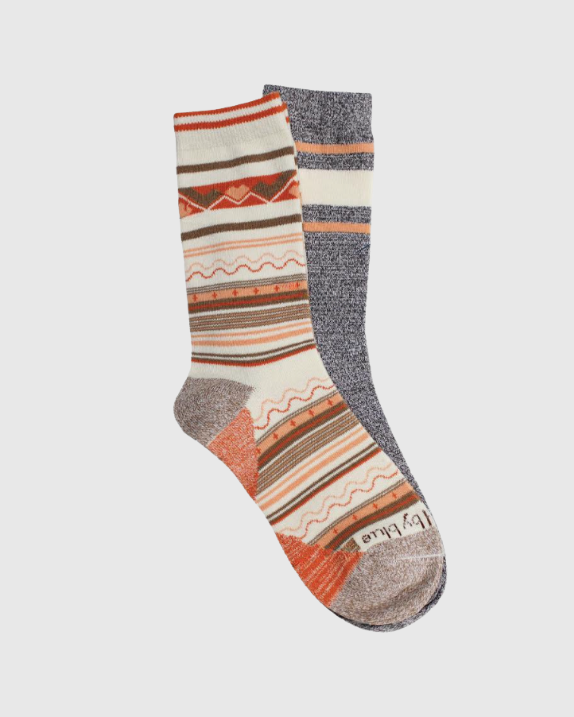 Soft Hemp Aztec Crew Sock 2 Pack | United By Blue