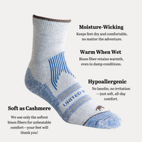 Bison Trail Crew Sock | United By Blue