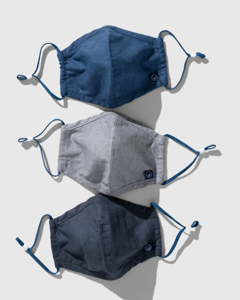 Salvaged Hemp Blend Face Mask (3 Pack) | United By Blue