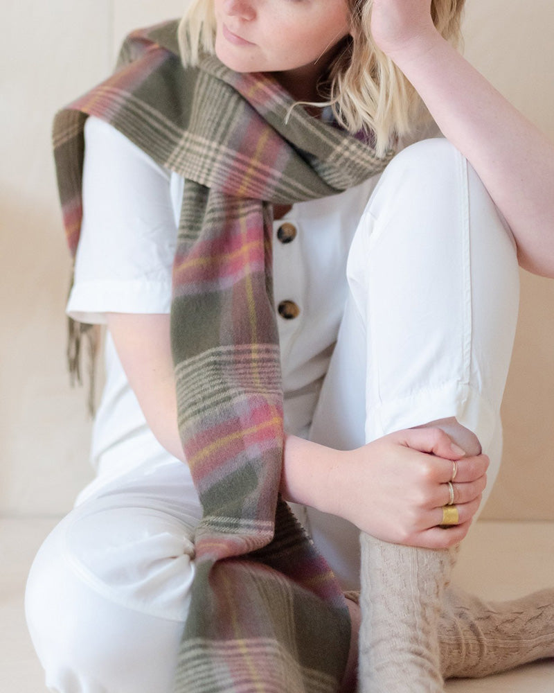 Bufanda de lana de cordero de Tartan Blanket Co. | United By Blue
