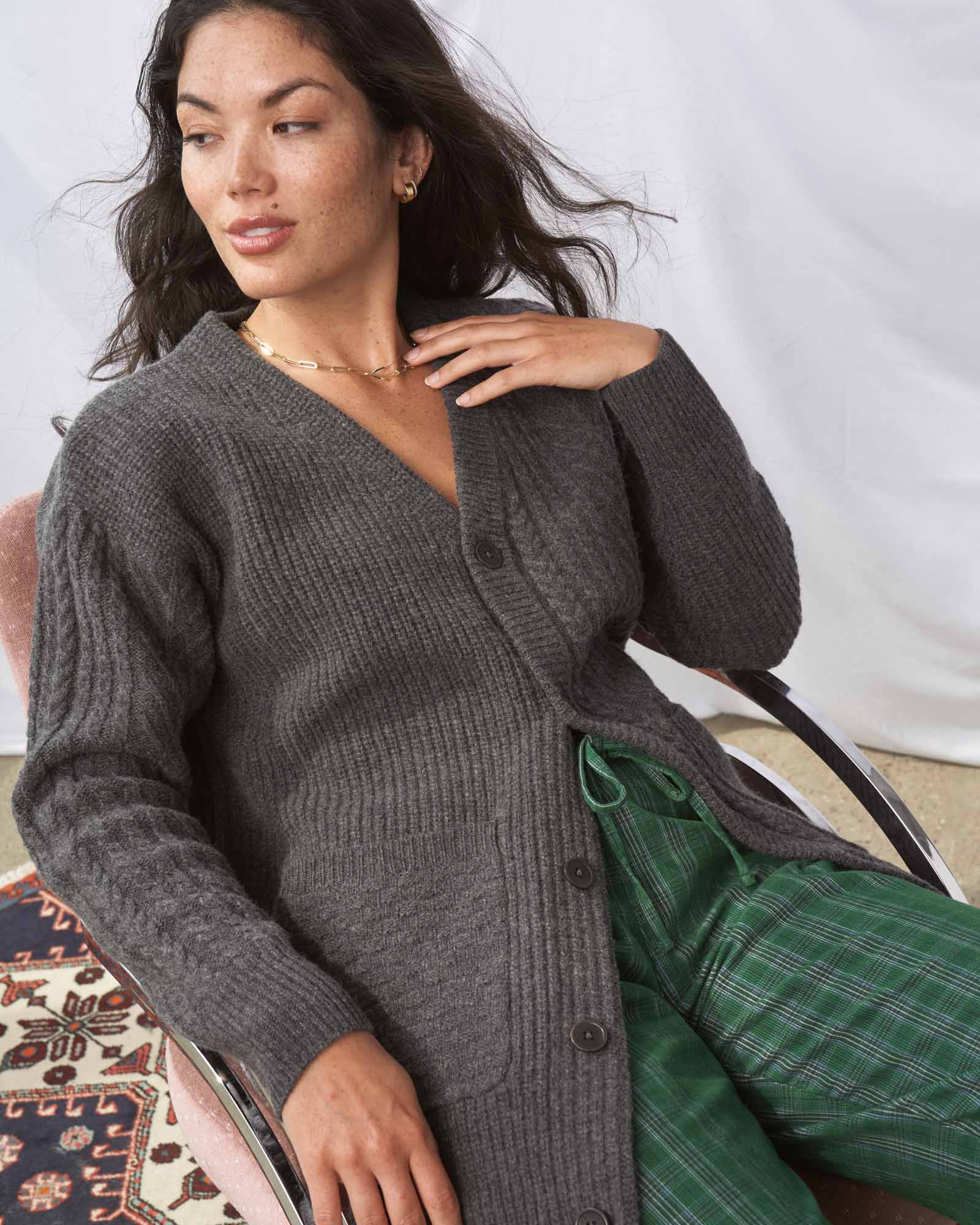 Merino Wool Collage Cardigan – United By Blue