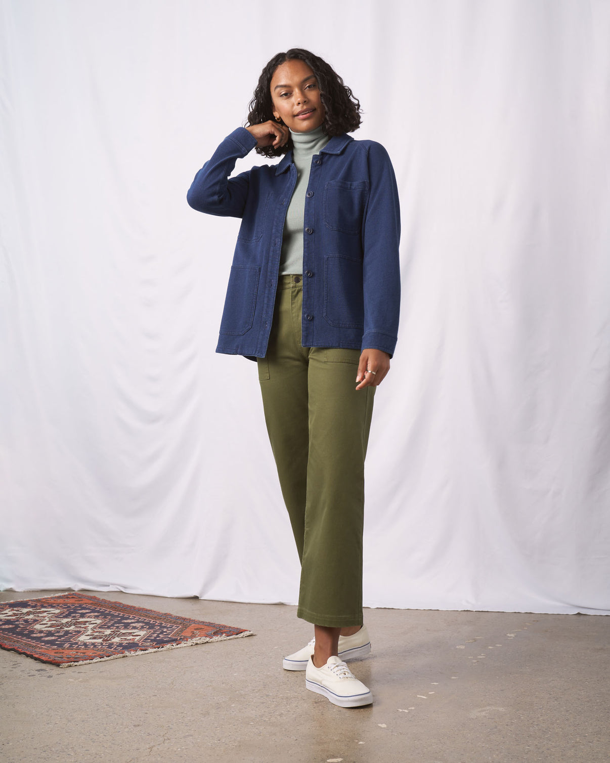 Organic Indigo Terry Chore Coat – United By Blue