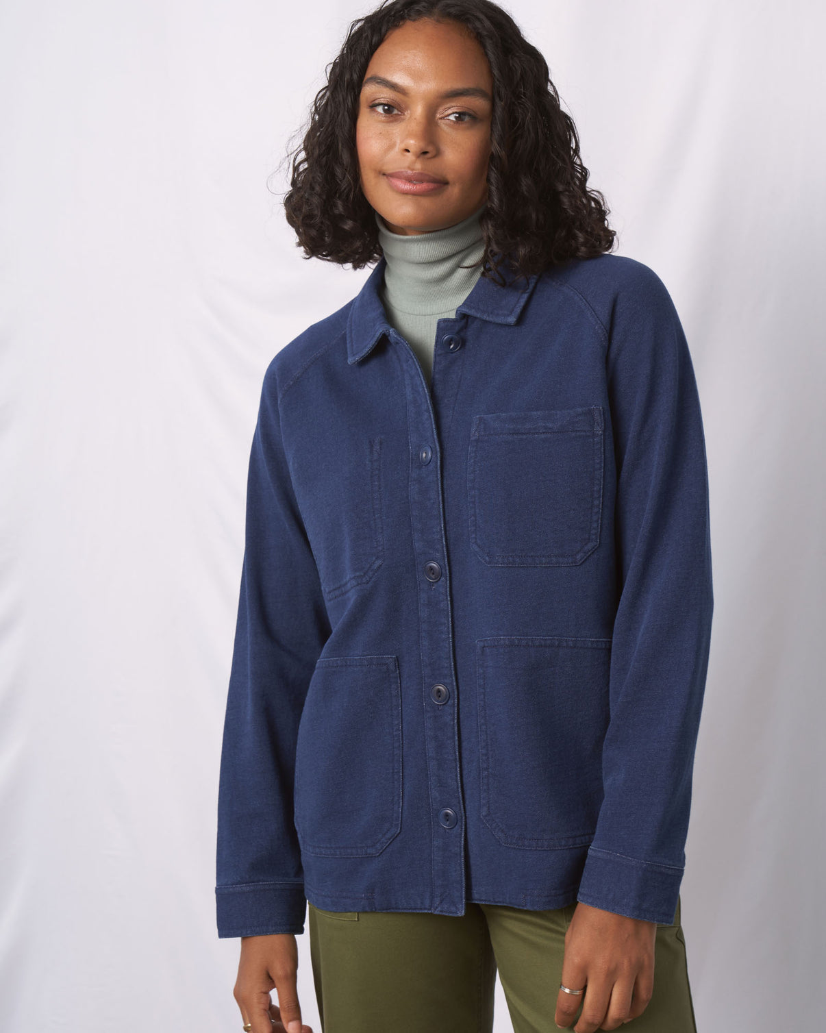 Organic Indigo Terry Chore Coat – United By Blue