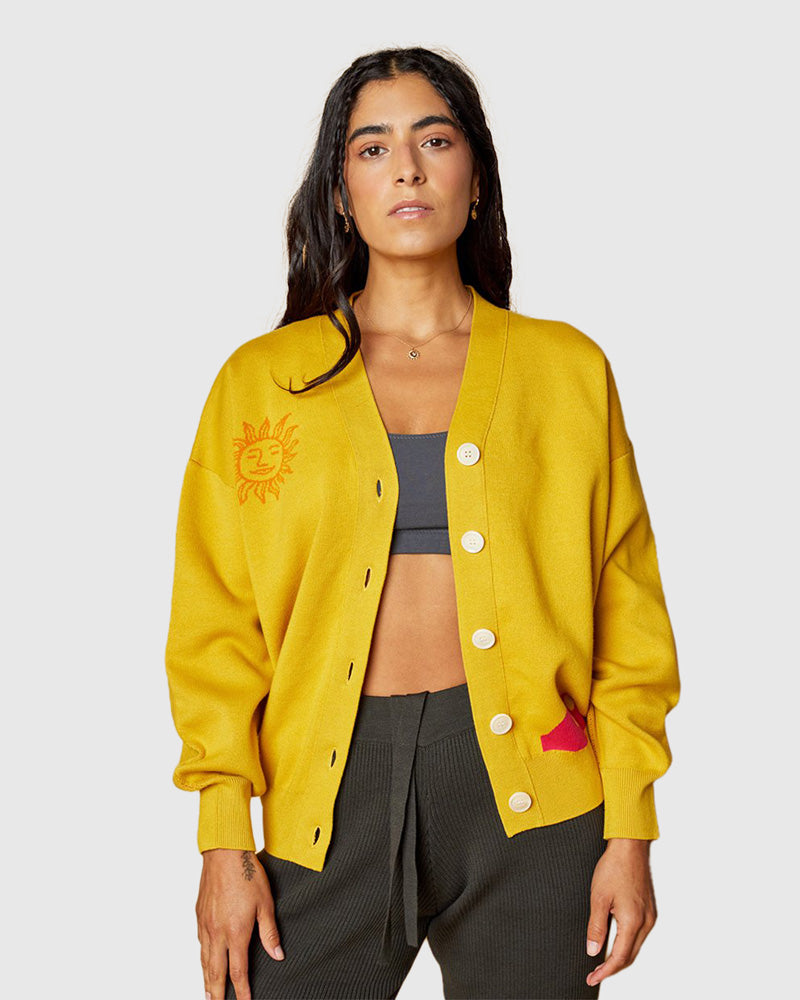 Back Beat Co. Organic Cotton Elements Cardigan Sweater | United By Blue