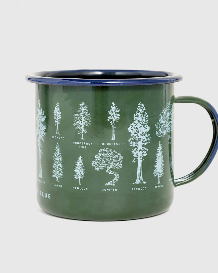 22 oz. Evergreen Enamel Steel Mug | United By Blue